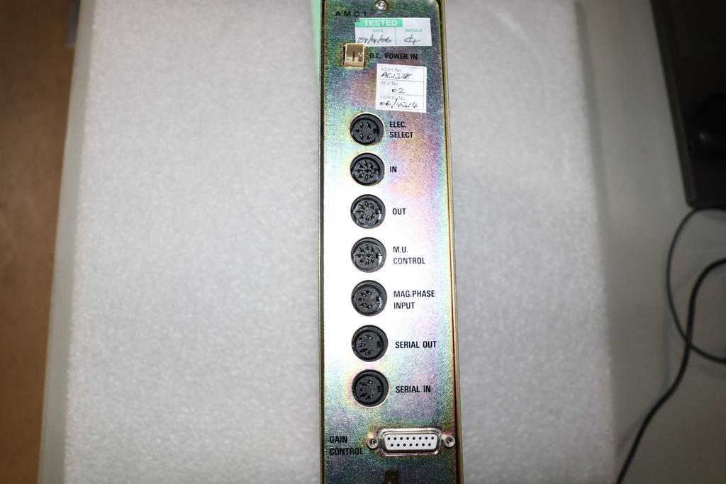 AUTO RF MATCHING UNIT AMC1A (SPTS Multiplex Systems (Version 1 and ...