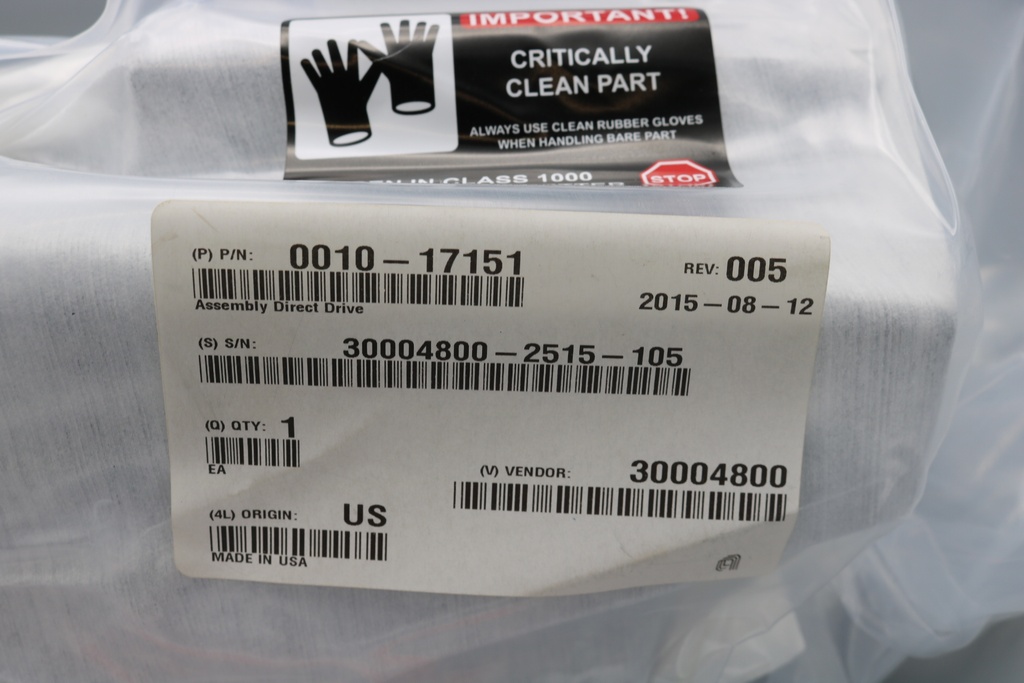AMAT Centura eMAX Etch Throttle Valve, 12” MCVD 0010-17151,Assembly ...