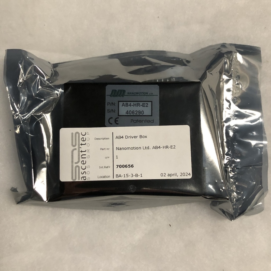 NANOMOTION AB4 DRIVER BOX- SOS Ascent'tec