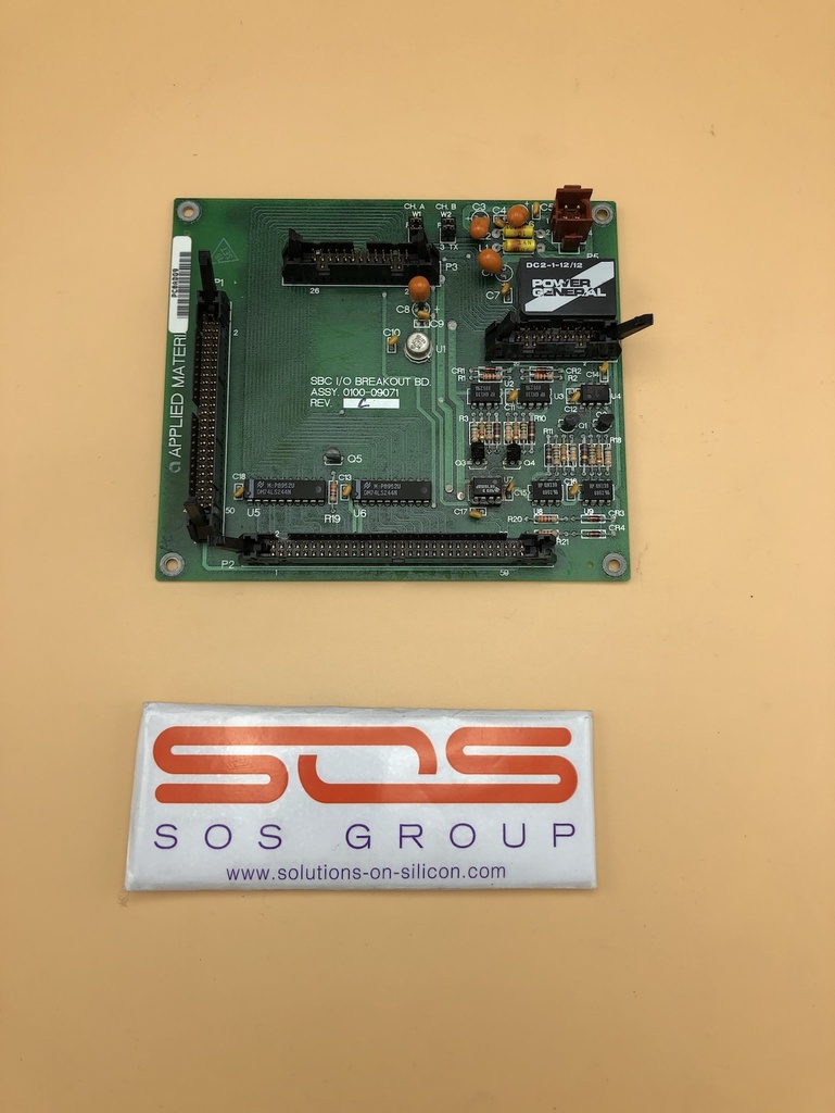 0100-09071, Applied Materials, AMAT, SBC I_O BREAKOUT BOARD- SOS Ascent'tec