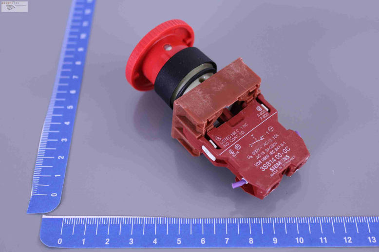 EMERGENCY STOP AC-16 6A-230V SIEMENS, USED- SOS Ascent'tec