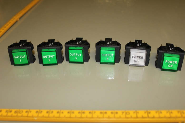 Push Button Switches, SGDG-3766346, Lot of 6- SOS Ascent'tec