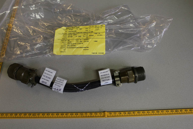 Cable Assy, Planetary Drive, Scan Arm, Rev.A, w/8x 6973-0001-9206 ...