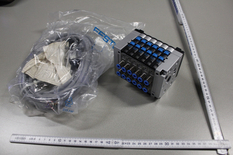 VALVE TERMINAL BLOCK, FESTO 18210 & 18264, 10P-14-6B-MP-R-Y-6C+RHB, W ...