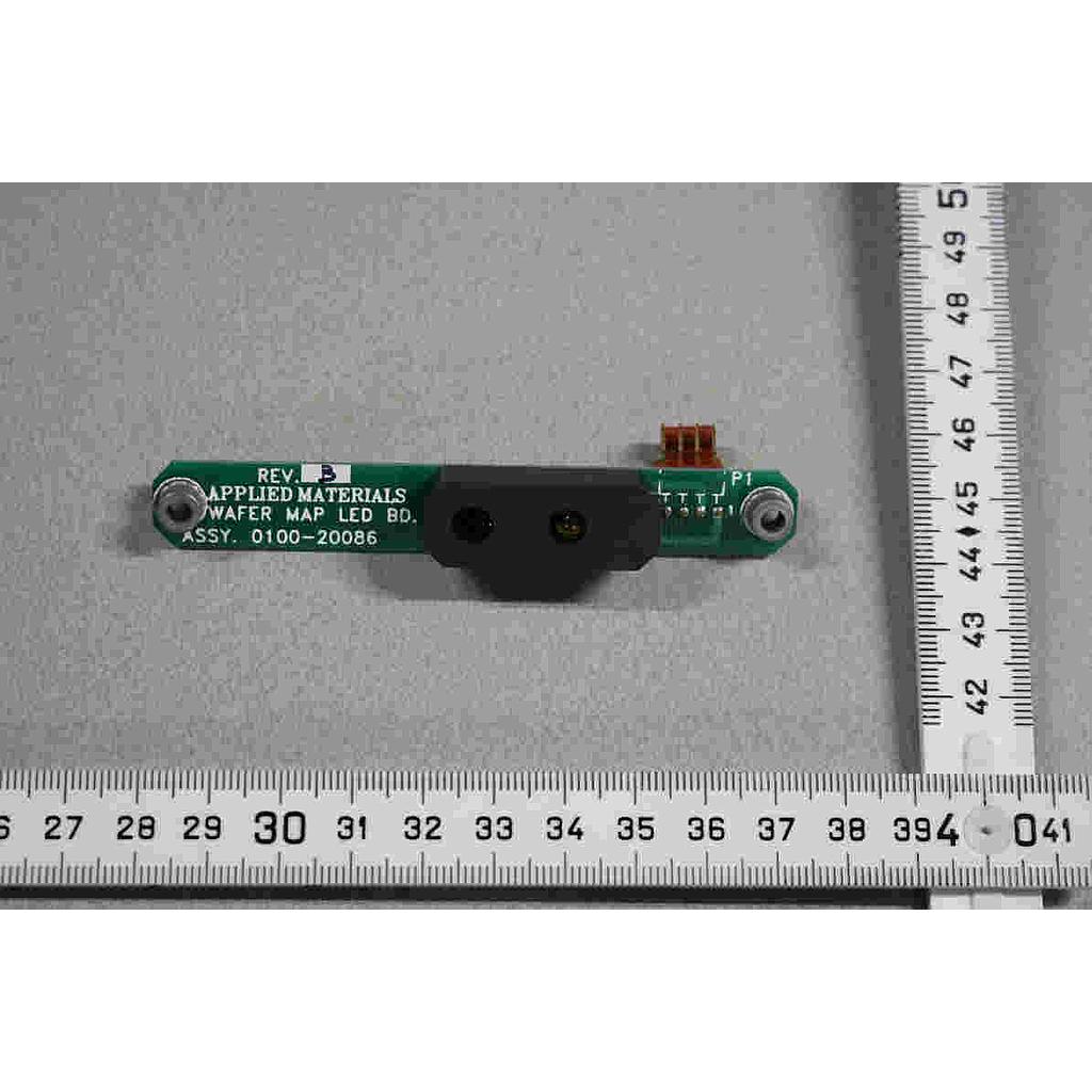 AMAT 0100-20086 PCB ASSY, WAFER MAP LED- SOS Ascent'tec