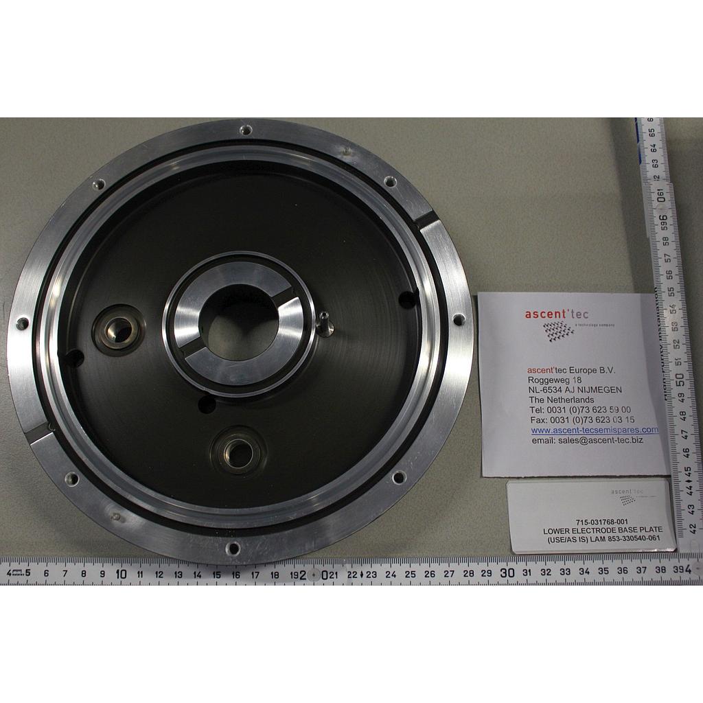 ASSY ELECTRODE BOTTOM HEATED, 715-031768-001- SOS Ascent'tec