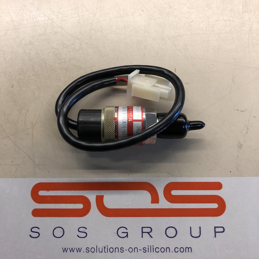 Sw,Vacuum,1/4 VCR 75+/-31 Torr, Wasco SV129-31W2A-X/6782- SOS Ascent'tec
