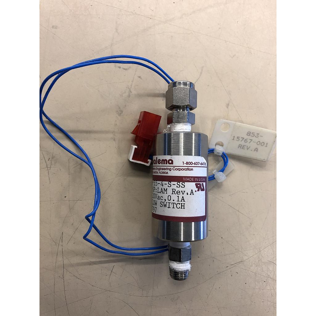 Assy Flow Switch N2, 645-009512-001, Malema M-55-4-S-SS, Rev. A- SOS ...